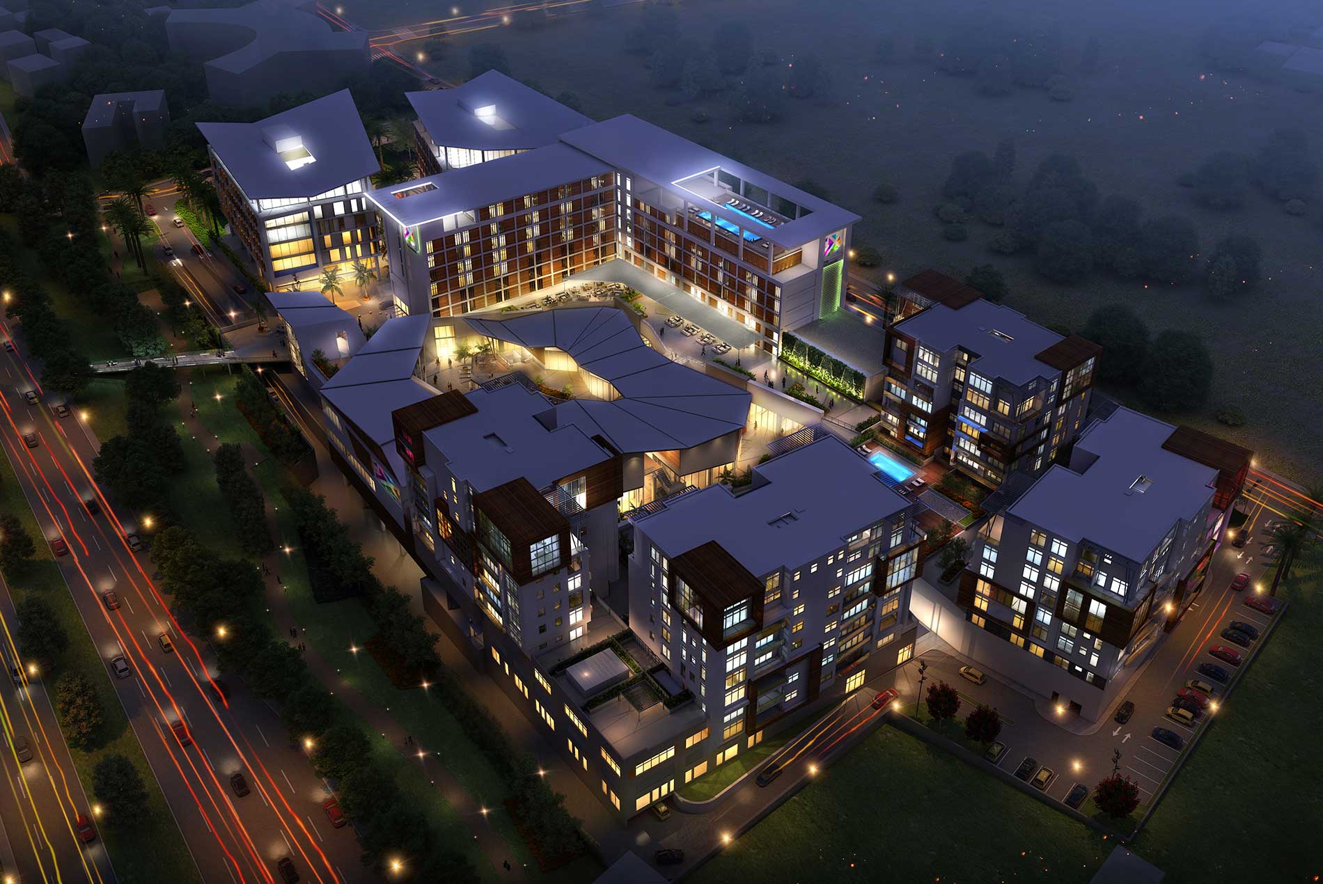 The Exchange in Accra, Ghana, Is HOK’s First EDGE-Certified Project - HOK