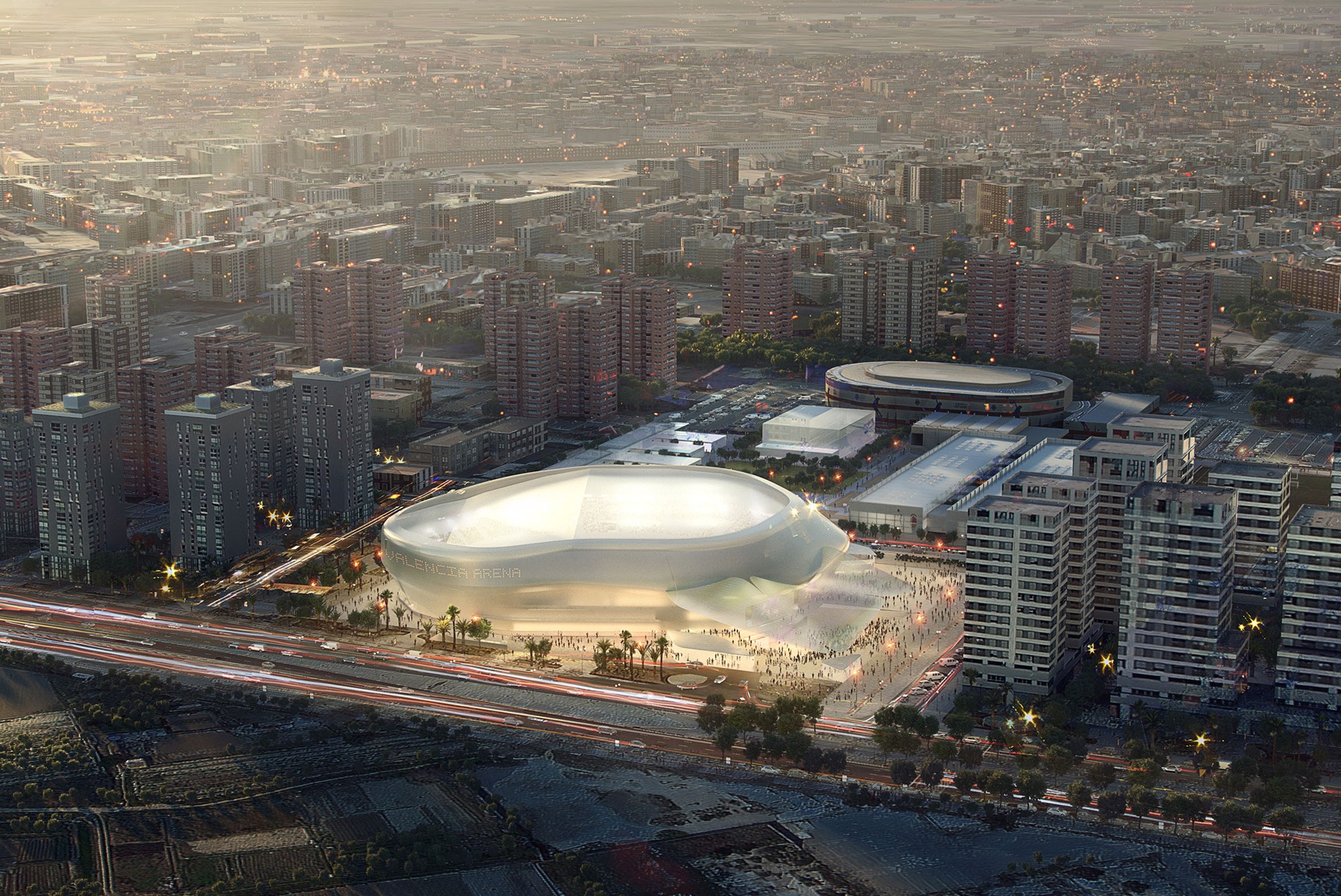 Plans Revealed for HOK-Designed Arena in Valencia, Spain - HOK