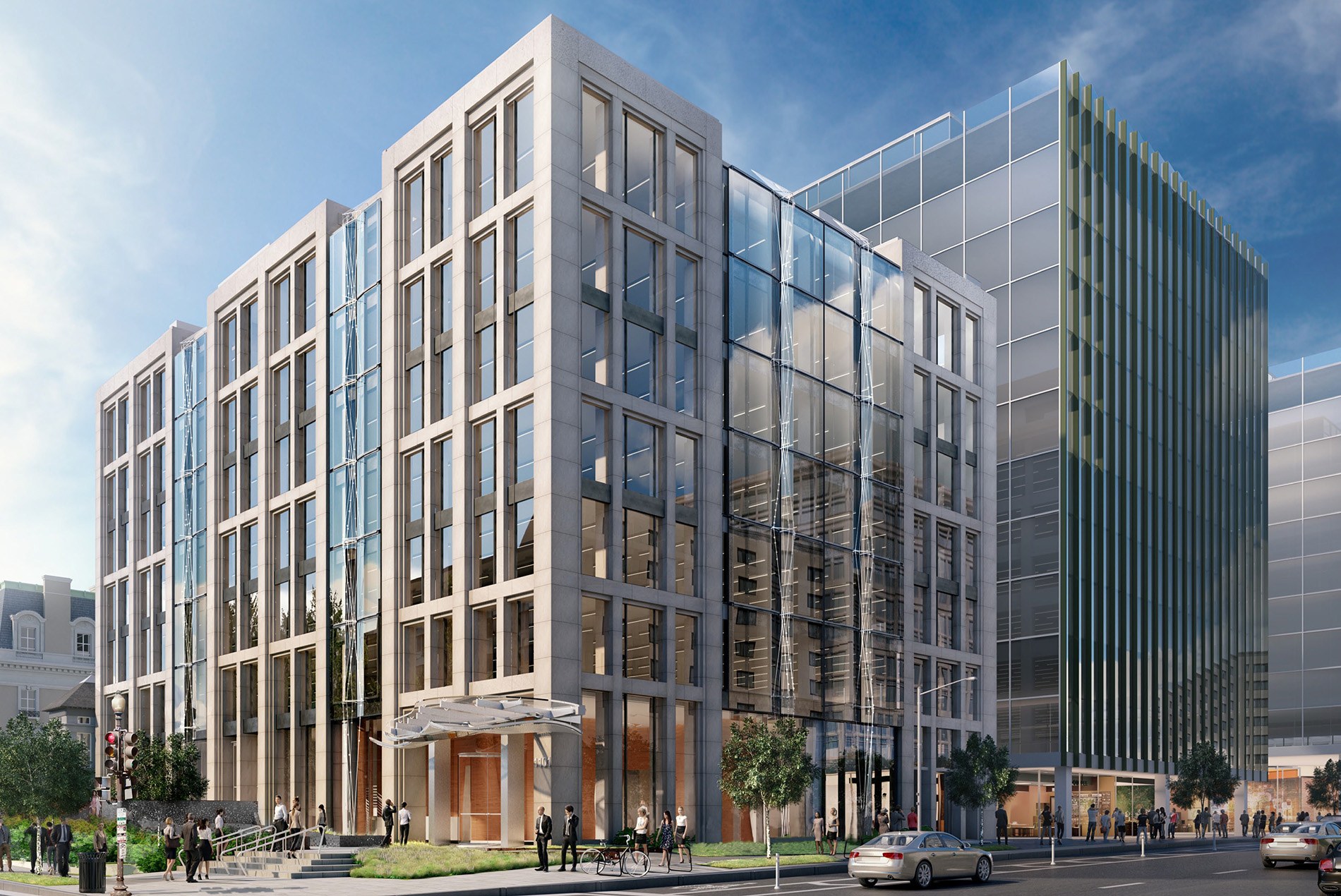 Green Office Retrofit Ready for Tenants in Downtown Washington, D.C. - HOK
