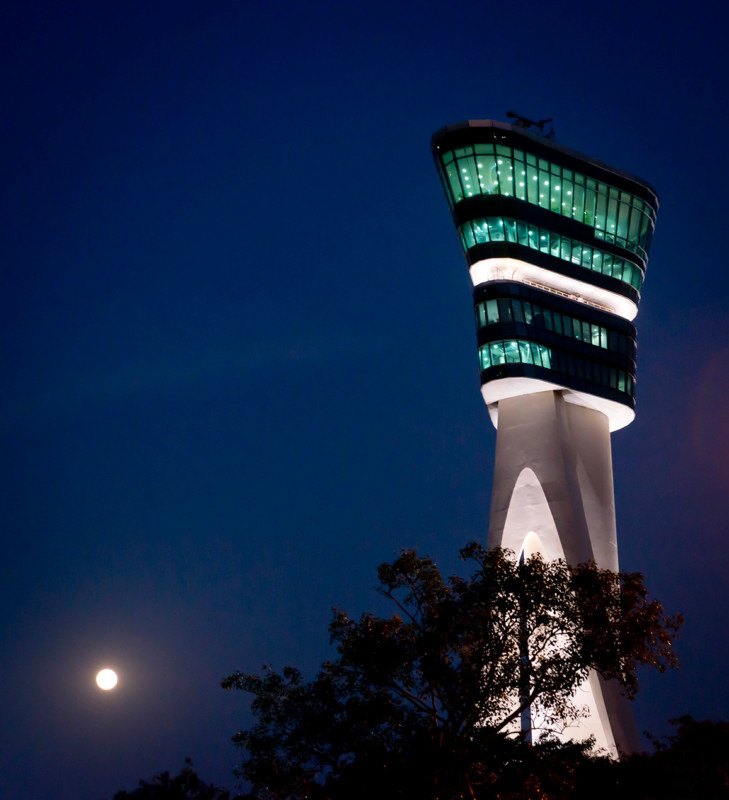 Chhatrapati Shivaji International Airport Air Traffic Control Tower - HOK