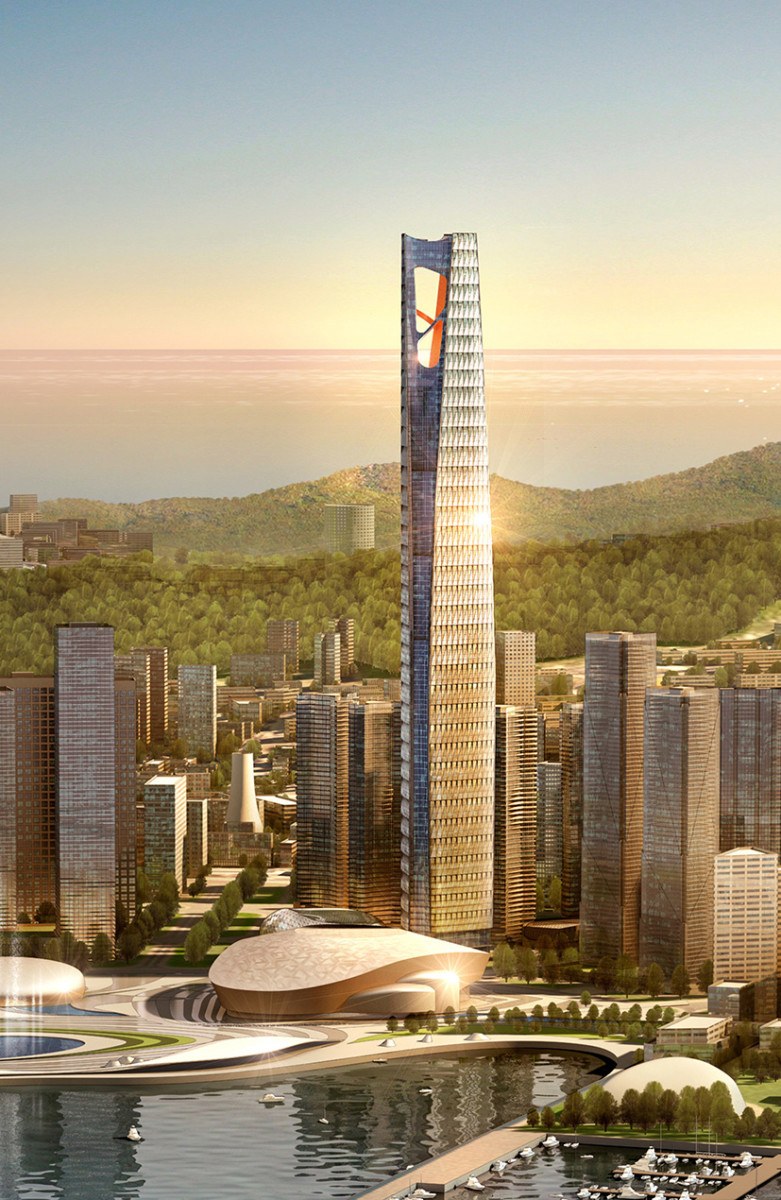 Greenland Dalian East Harbor Tower - HOK