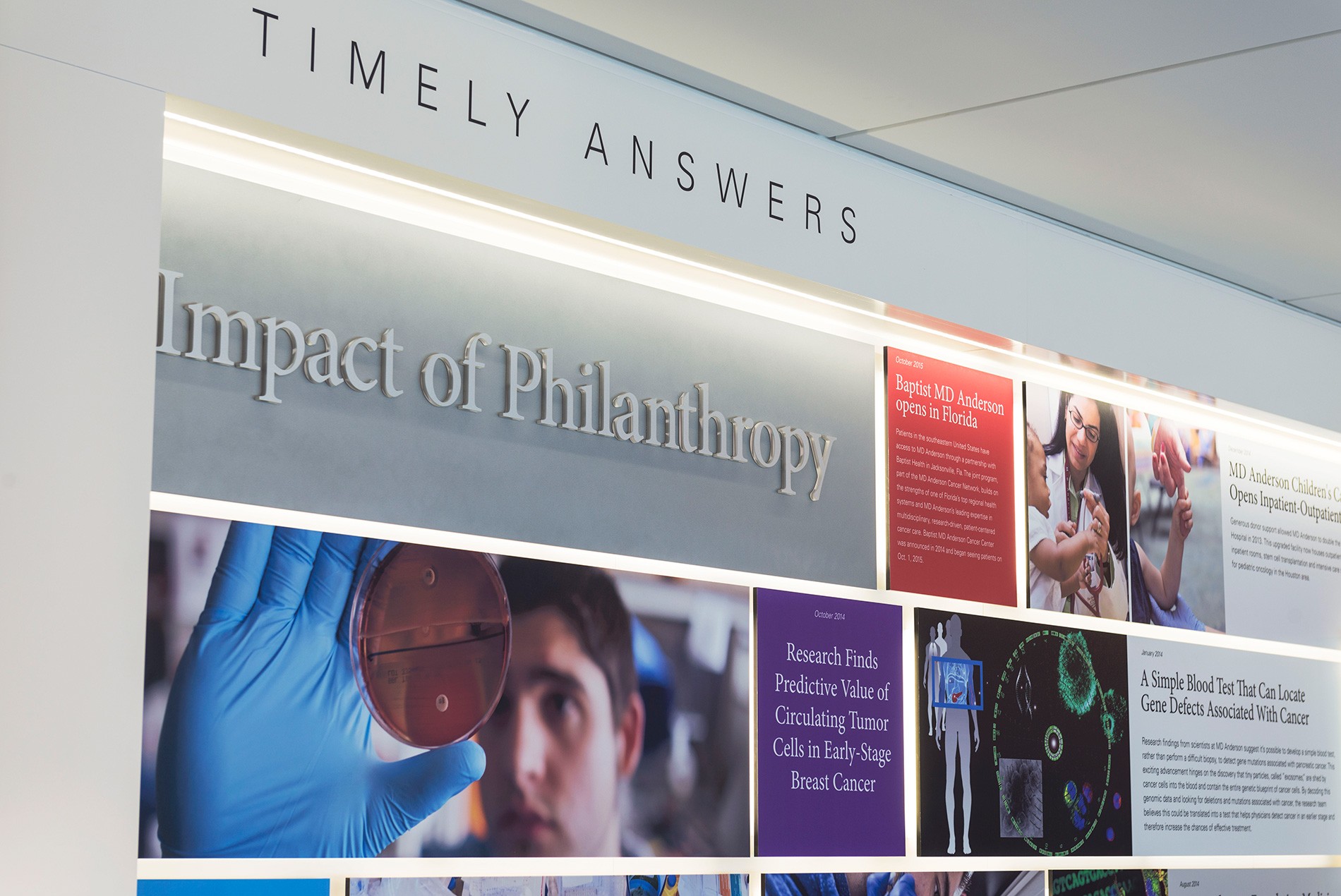 MD Anderson Cancer Center Exhibit and Display Program - HOK