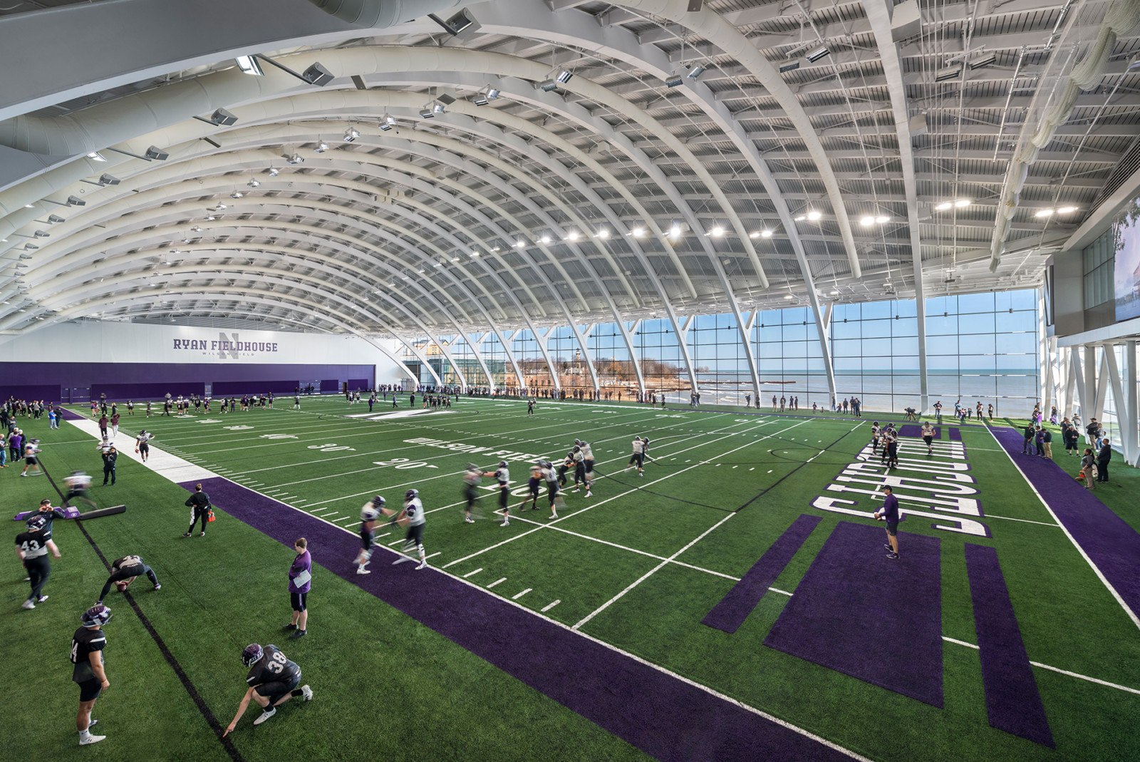 Northwestern University Ryan Fieldhouse and Walter Athletics Center - HOK Northwestern University Ryan Fieldhouse and Walter Athletics Center - HOK