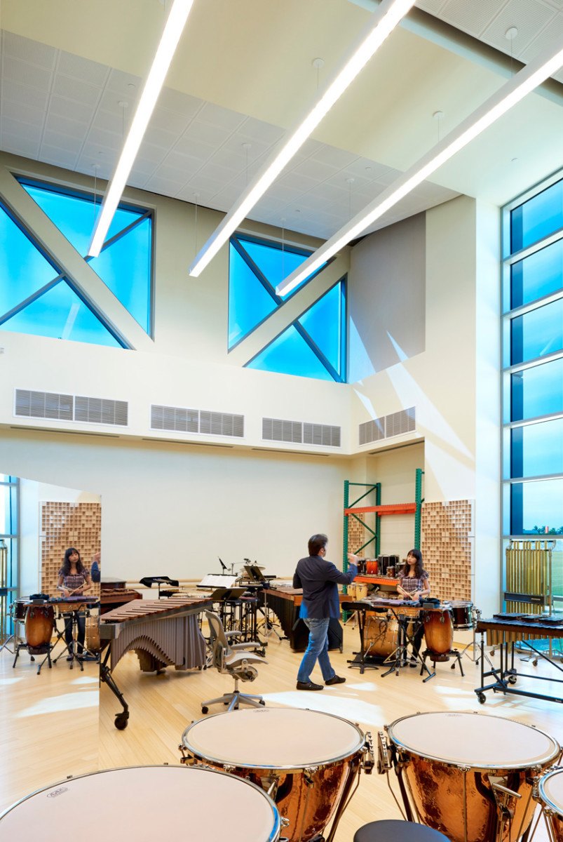 University of Miami Patricia Louise Frost Music Studios - HOK