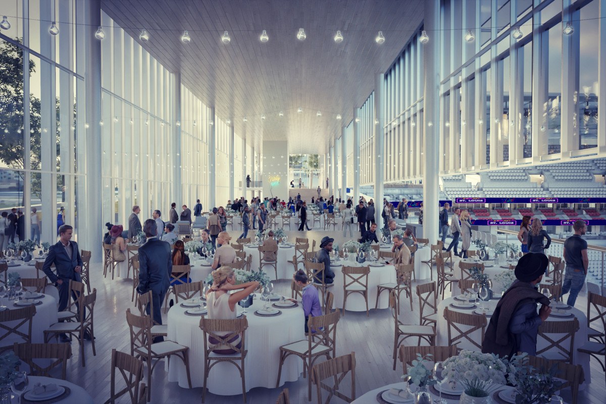 Design Revealed for New St. Louis MLS Stadium and Mixed-Use District - HOK