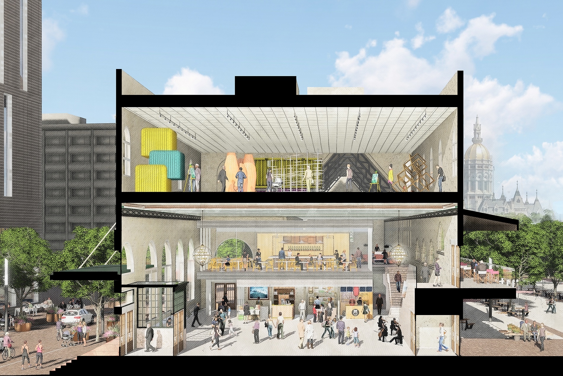 WSP and HOK's Hartford Capital Gateway Plan Promotes Transit-Oriented ...