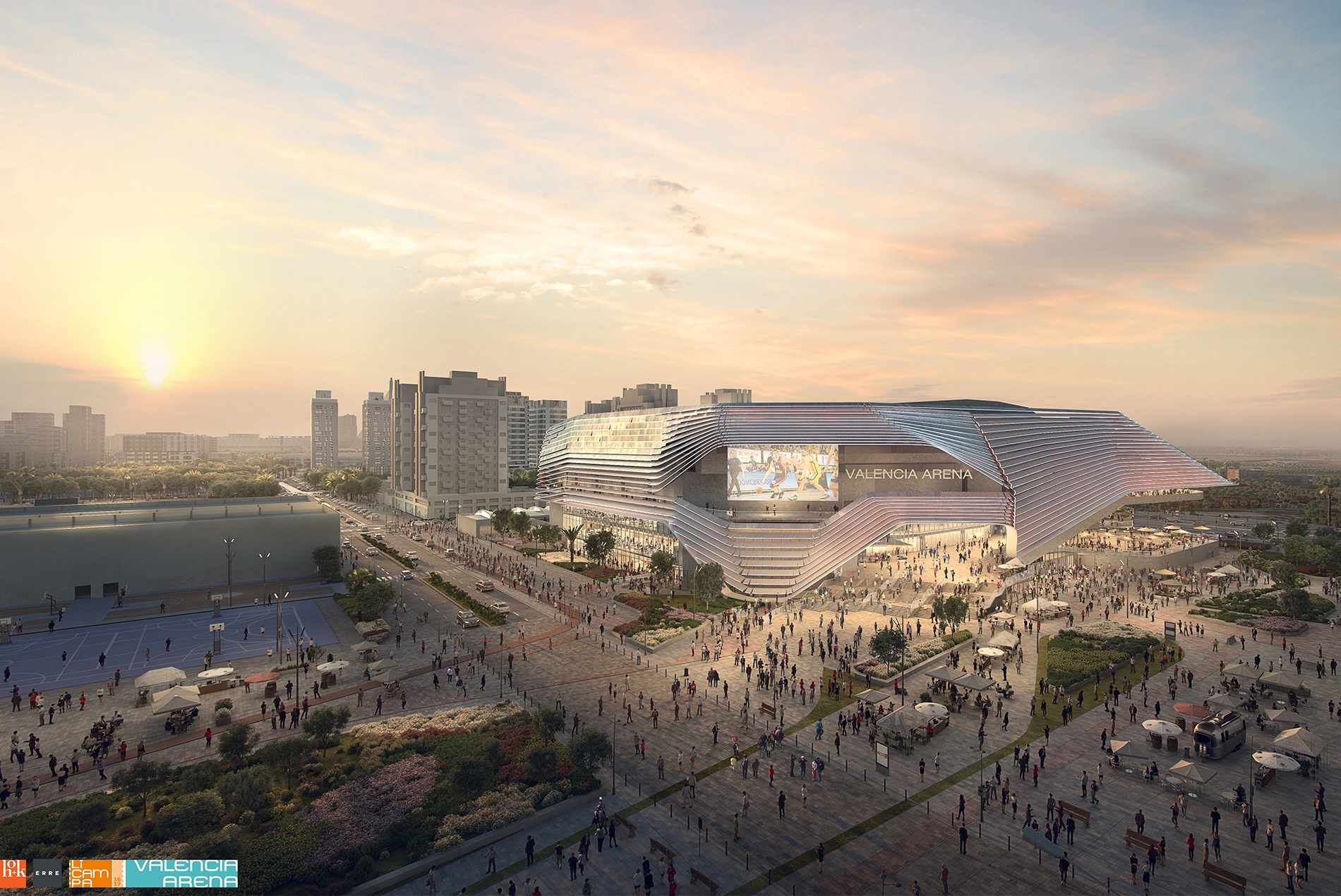 HOK and ERRE Reveal Design of New Arena in Valencia, Spain - HOK
