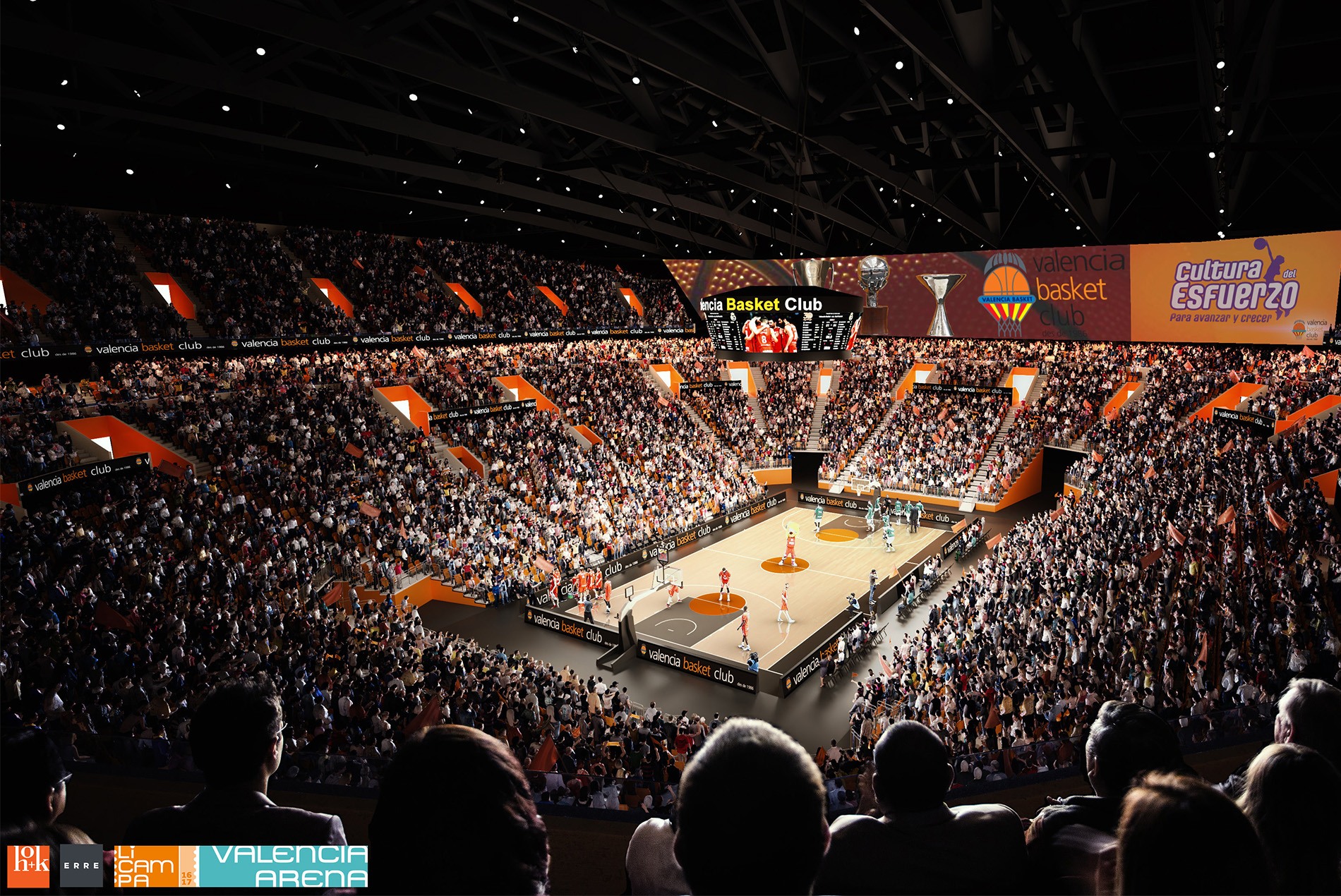 HOK and ERRE Reveal Design of New Arena in Valencia, Spain - HOK