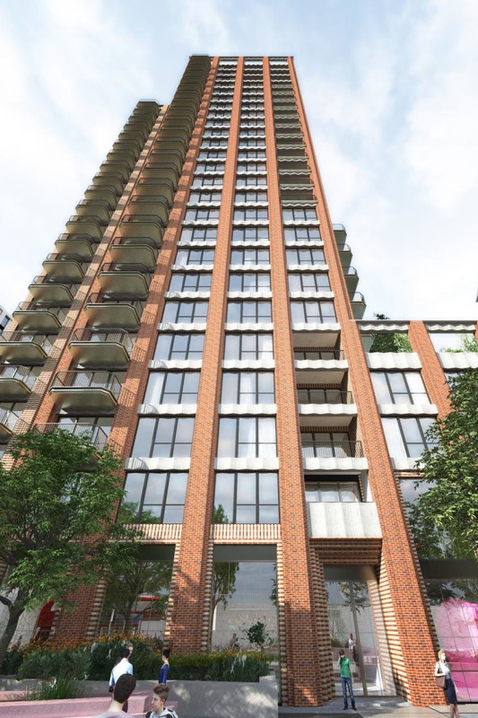 Bollo Lane Mixed-Use Development - HOK