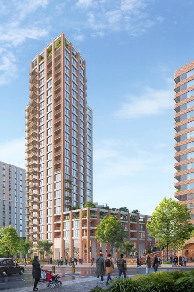 Bollo Lane Mixed-Use Development - HOK