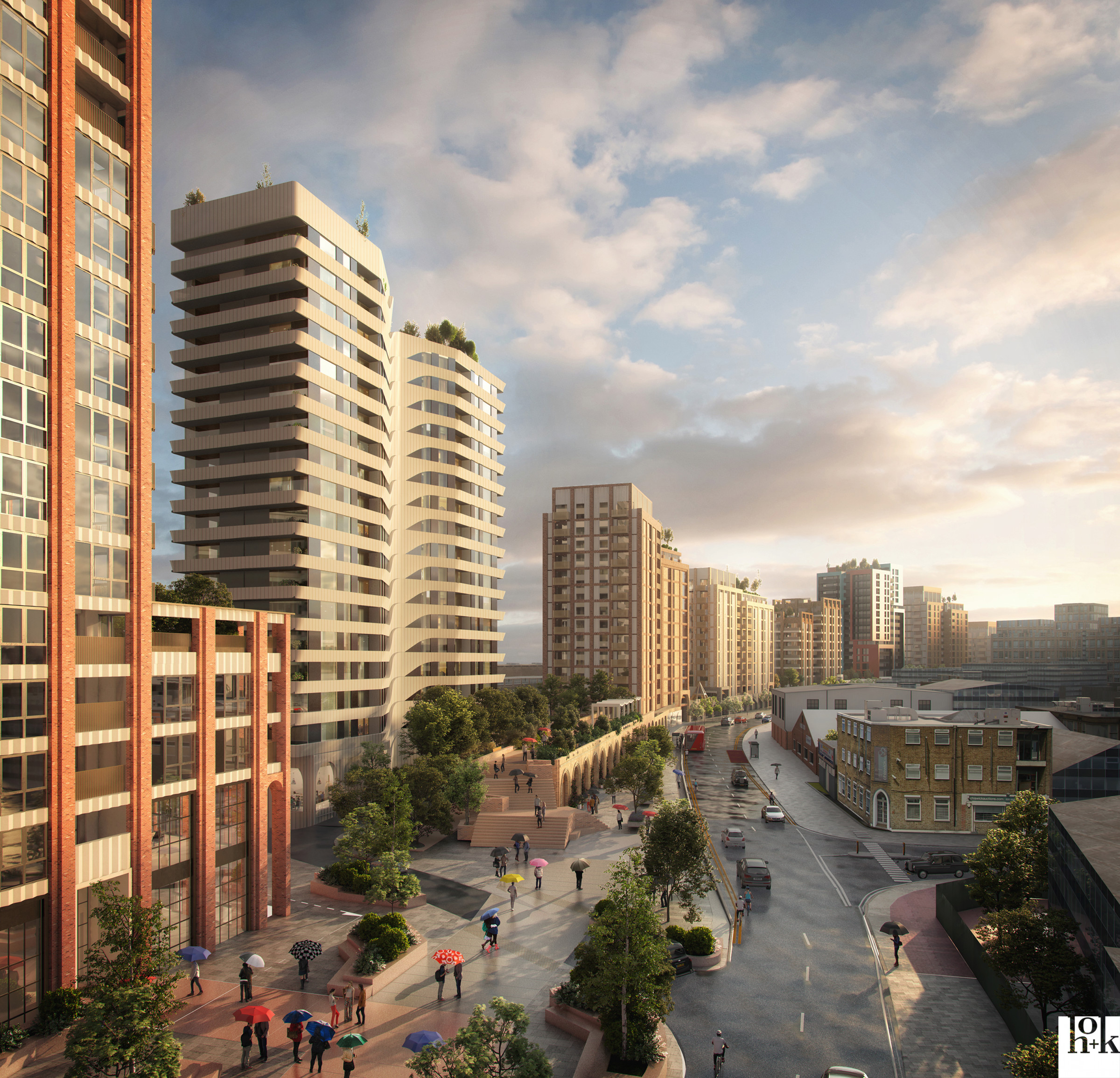 Bollo Lane Mixed-Use Development - HOK