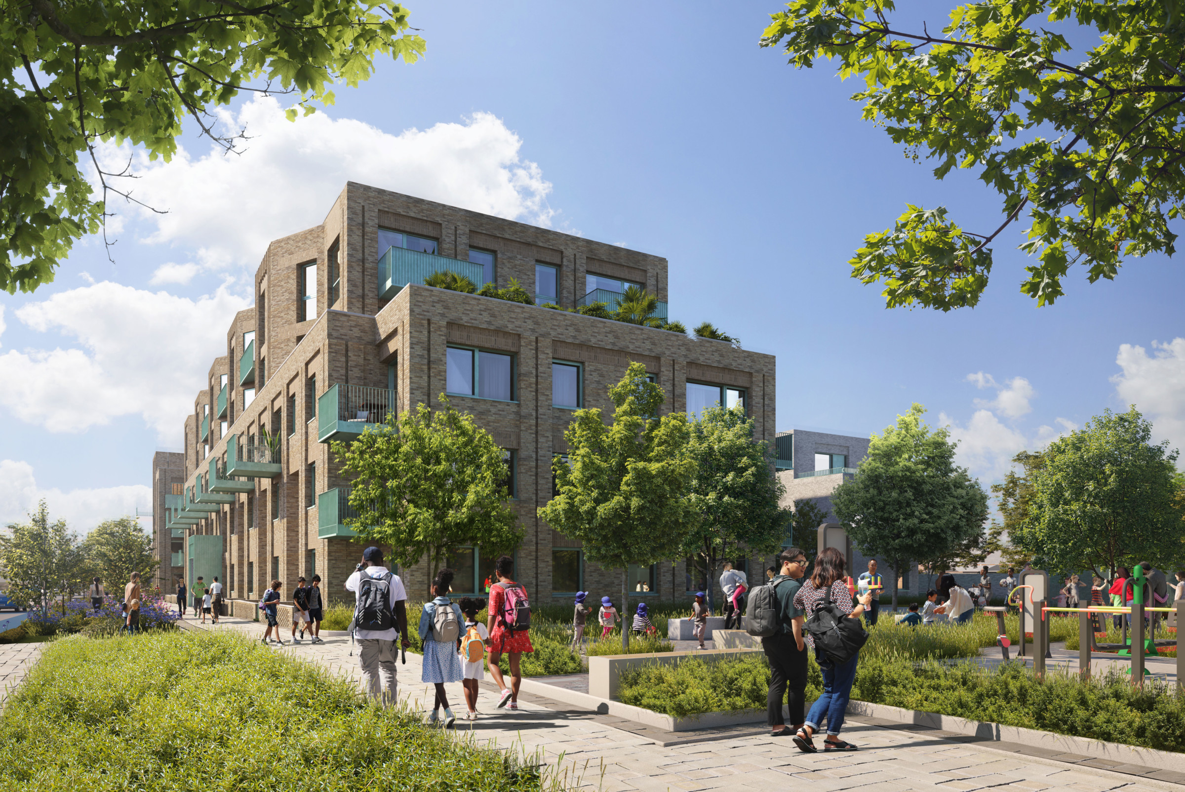 Northolt Grange Residential Mixed-Use Development - HOK