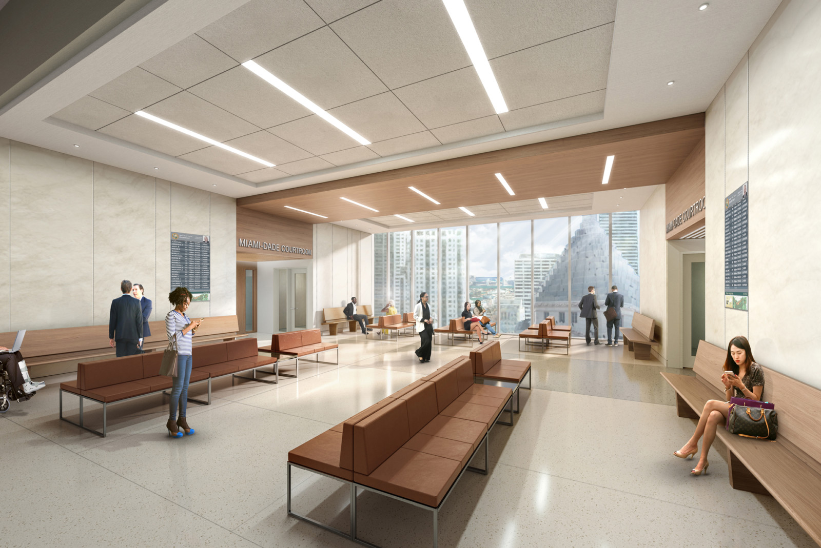 Construction Continues on New Miami-Dade County Civil Courthouse - HOK