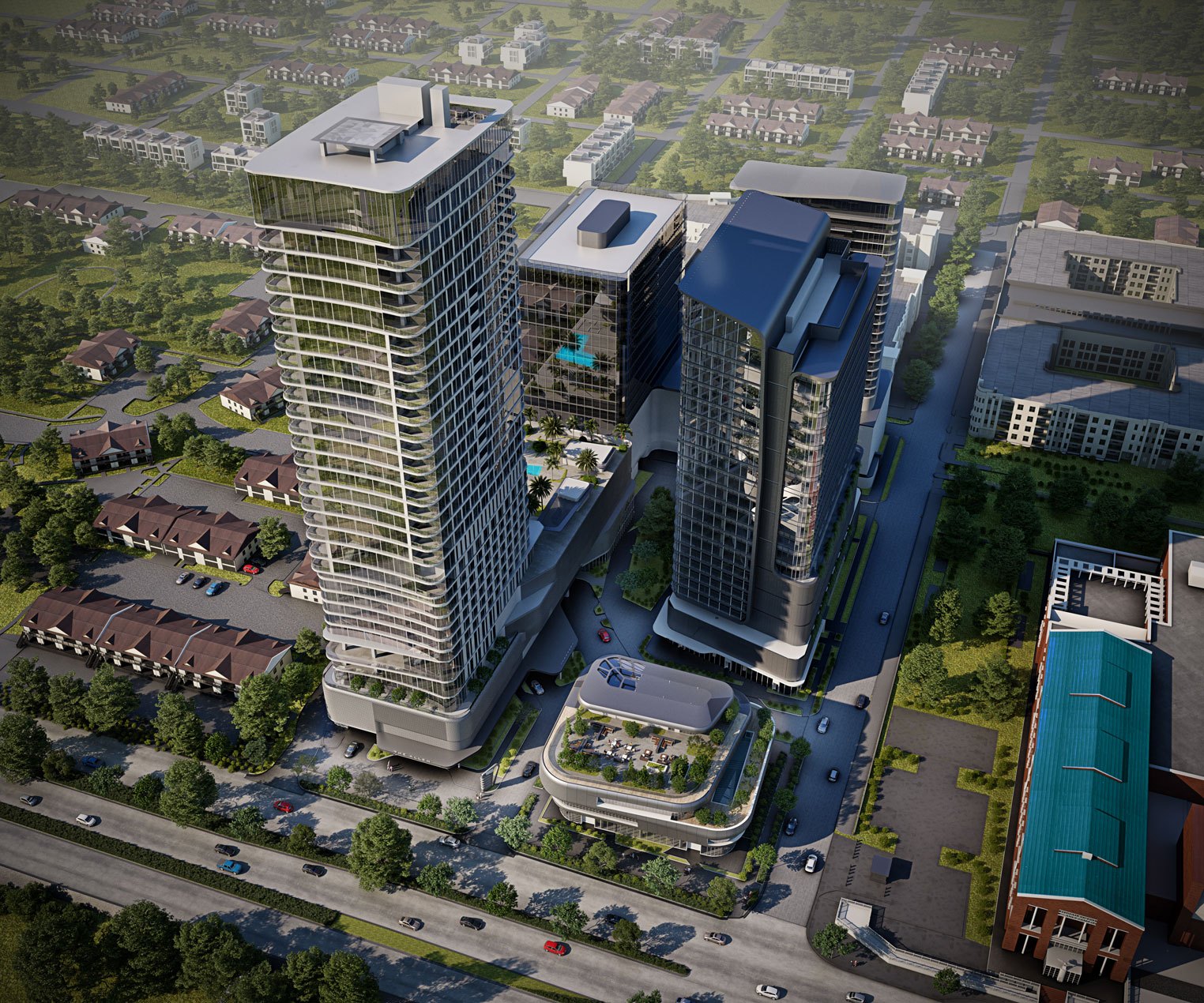 The Allen Mixed-Use Development - HOK