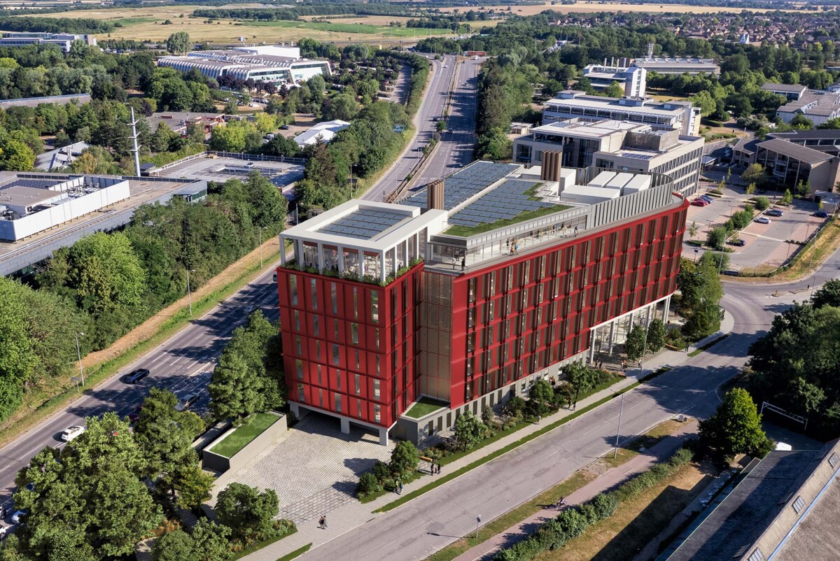 HOK Designs New Lab and Office Building in Cambridge, England - HOK