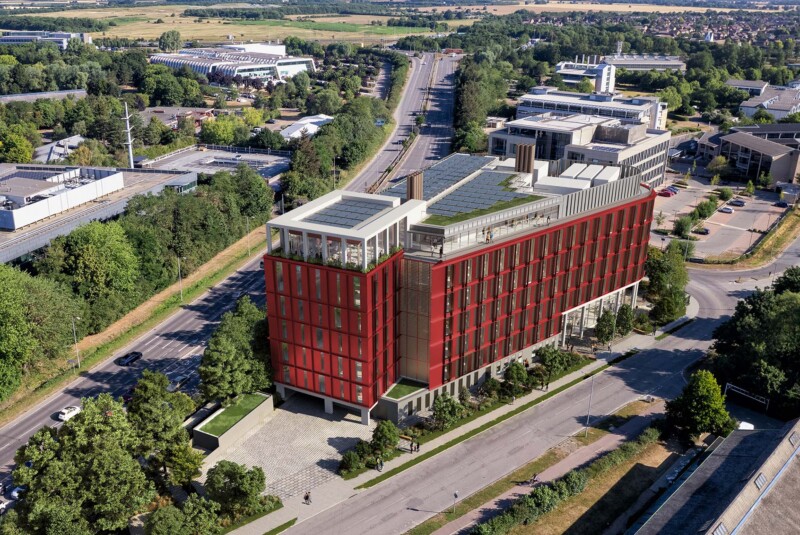 HOK Designs New Lab and Office Building in Cambridge, England - HOK