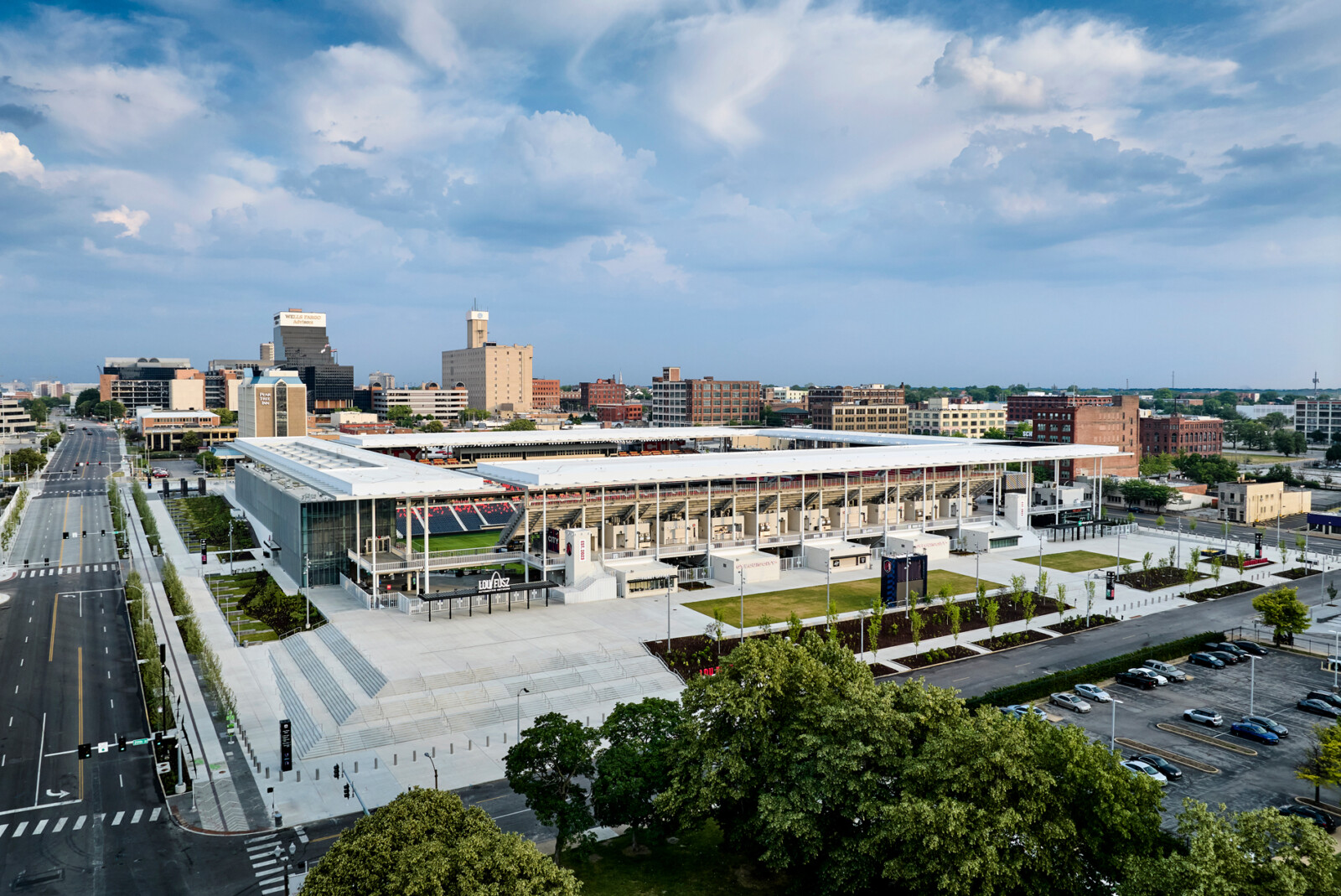 St. Louis' Energizer Park: A New Paradigm in Soccer Stadium Design - HOK