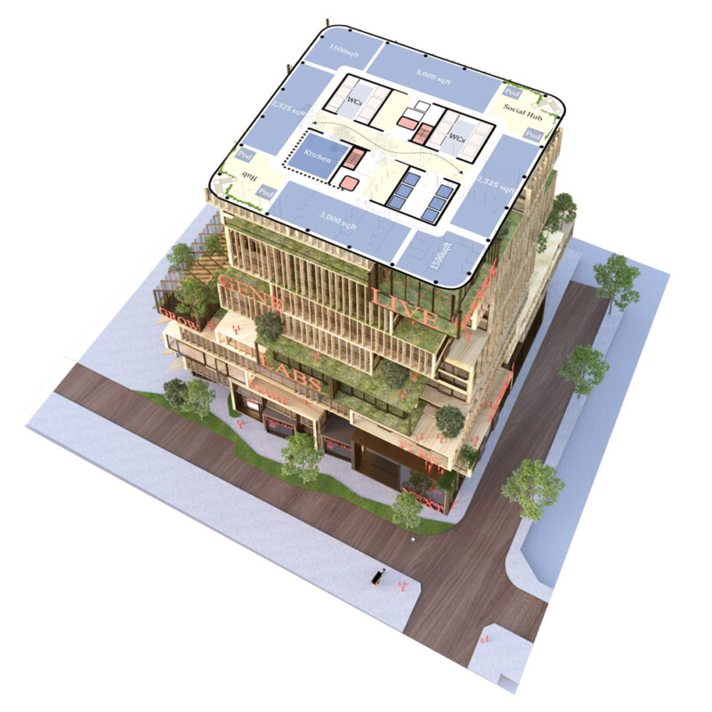 Retrofitting Office Towers as Vertical Neighborhoods - HOK