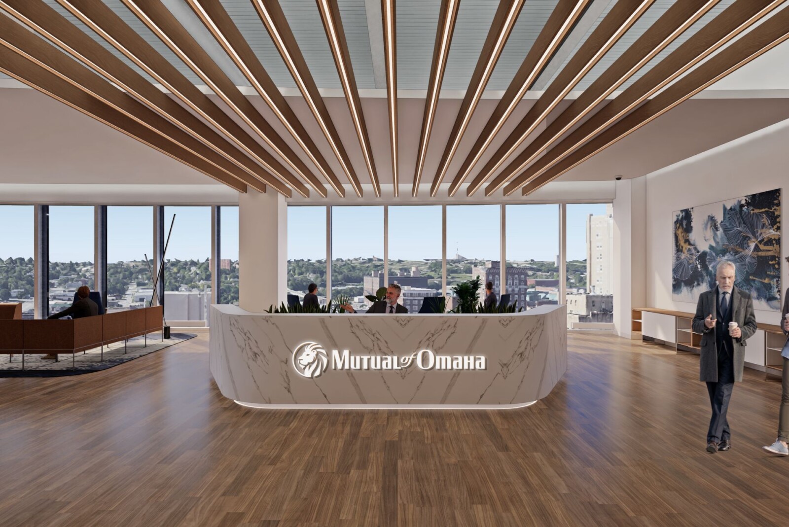 HOK Designs Interiors for Mutual of Omaha’s New Headquarters - HOK