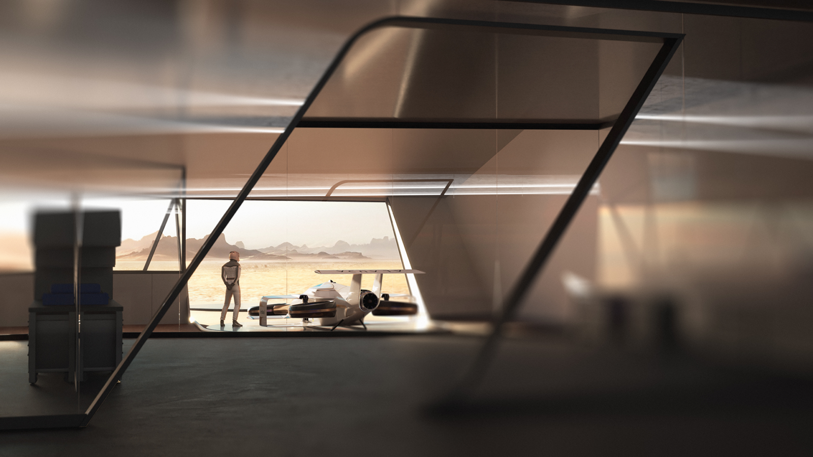 Airspeeder and HOK Unveil Modular Race Vertiport - HOK