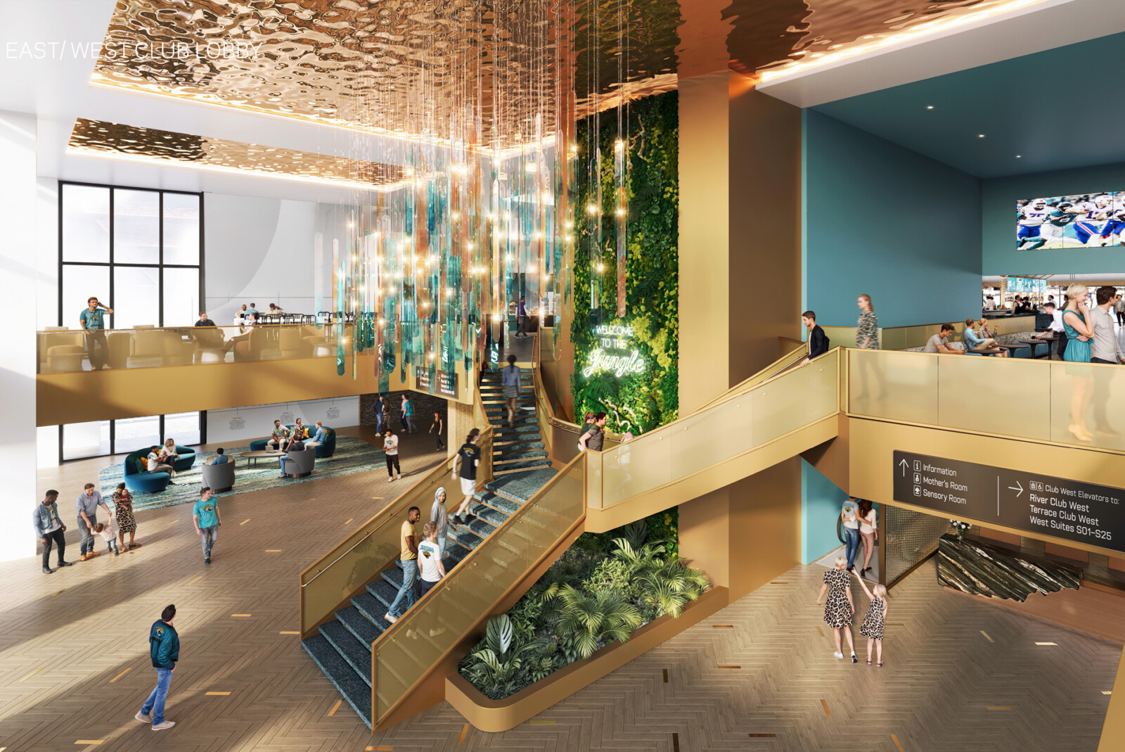 HOK Unveils Interior Design of Jacksonville Jaguars Stadium of the ...