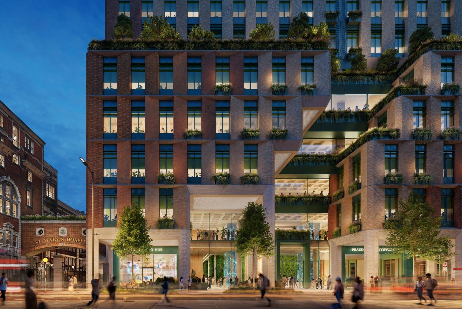 Plans Submitted for New HOK-Designed Paddington Hub Clinical Life ...