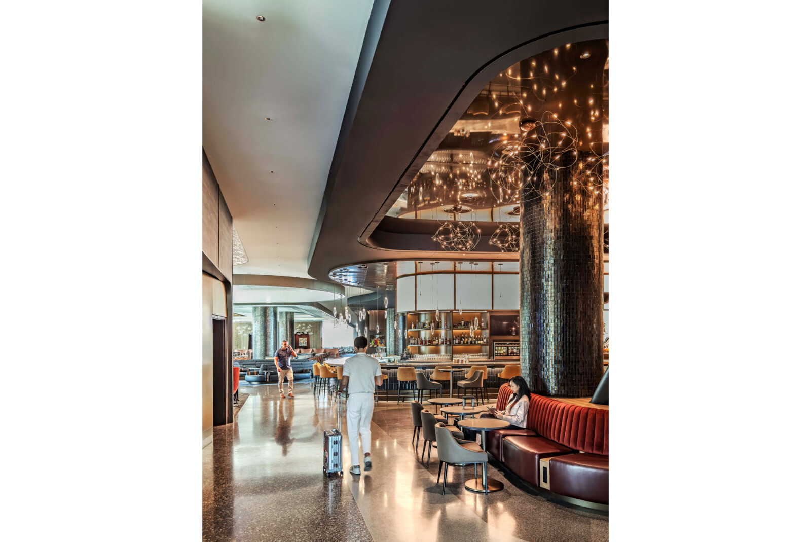 HOK-Designed Delta Sky Club Opens at Salt Lake City International ...